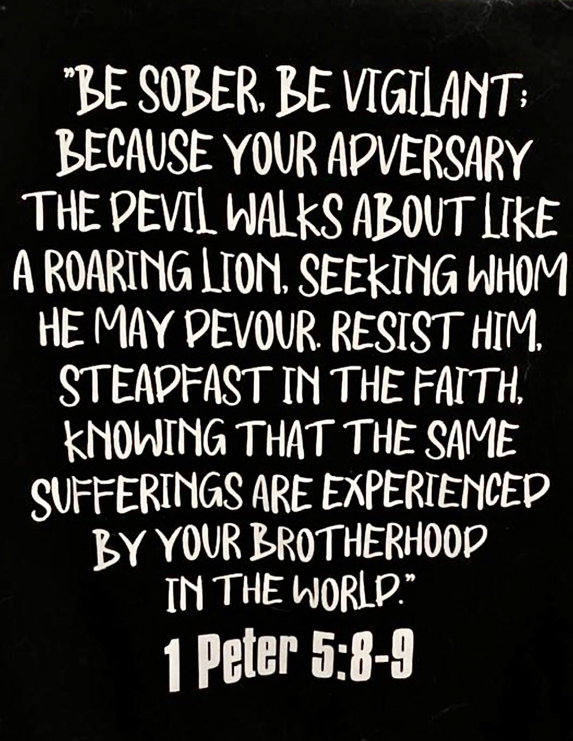 Be Sober! – Inspirational Christian Blog