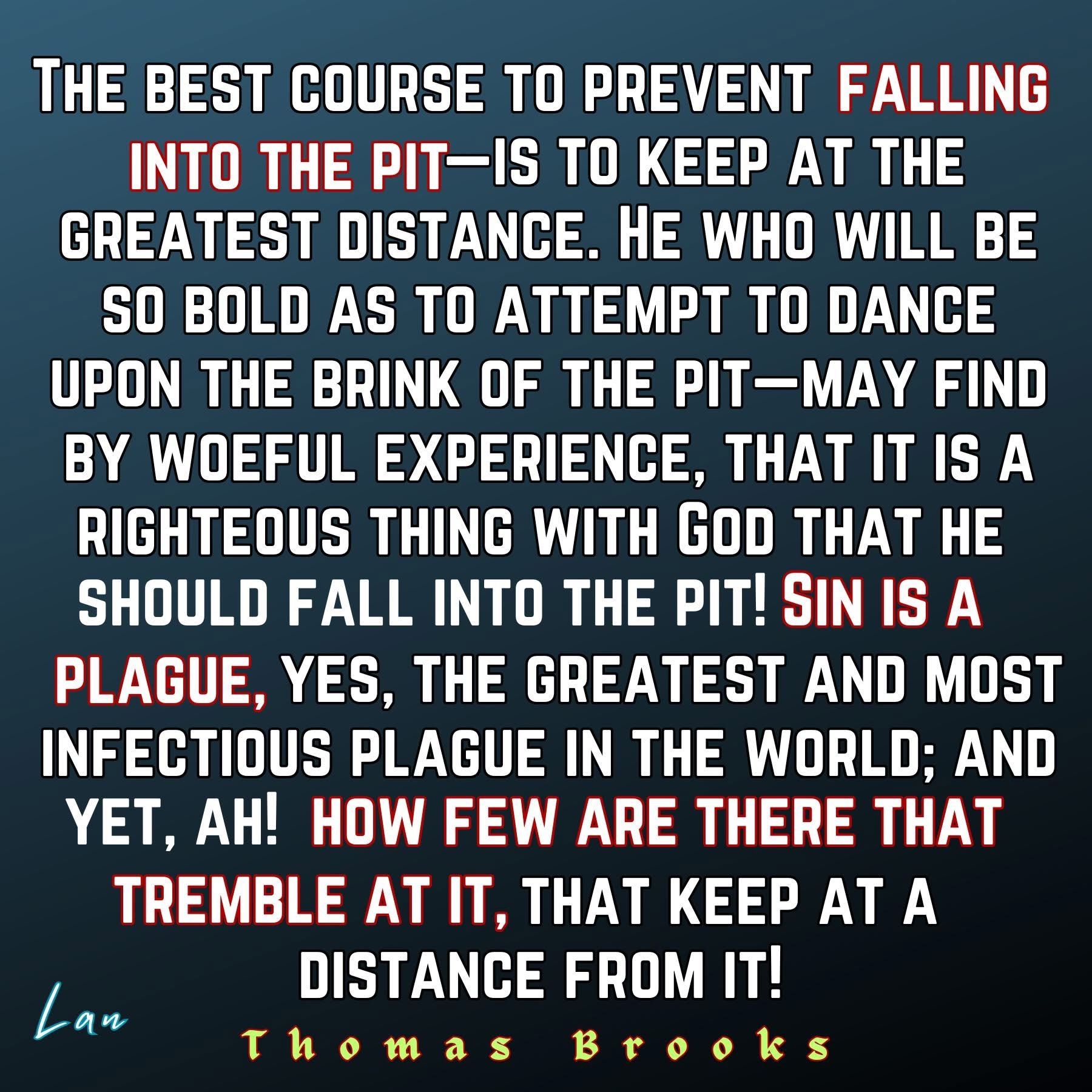 Falling into the pit. – The Berean Christian
